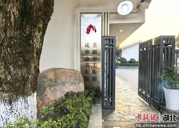 中新网湖北 湖北新闻网 咸宁市美术馆（董继宁美术馆）正式揭牌